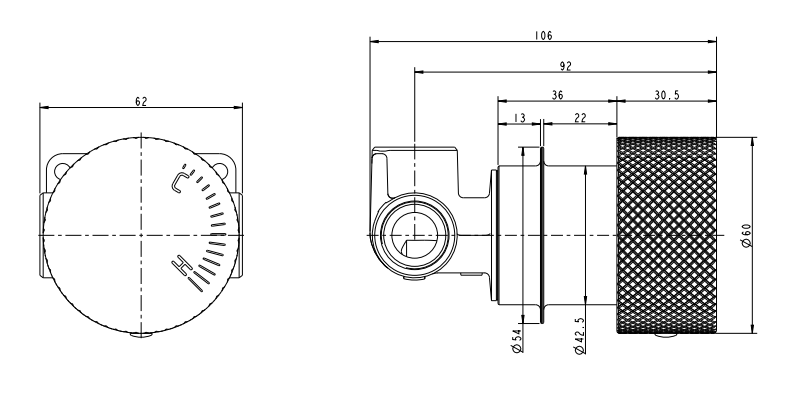 Round Progressive Wall Mixer Main Body – FIL Kitchen Bathroom