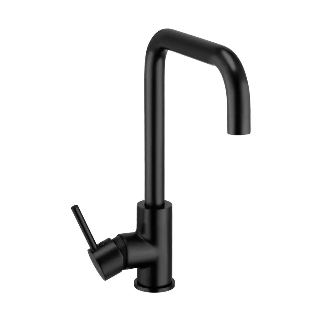 Electroplated Brass Chrome/Black Swivel Spout Kitchen Mixer Tap – FIL ...