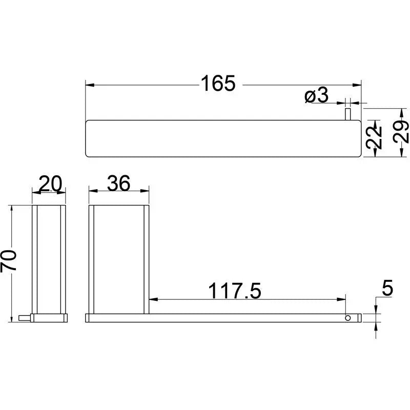 AIKO TOILET ROLL HOLDER CHROME – FIL Kitchen Bathroom