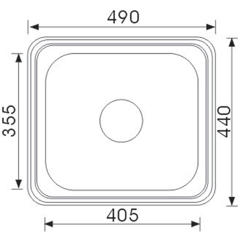 SINGLE KITCHEN SINK STAINLESS STEEL – FIL Kitchen Bathroom